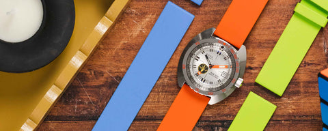 Rubber Watch Straps | View Collection | WatchObsession UK – Watch Obsession