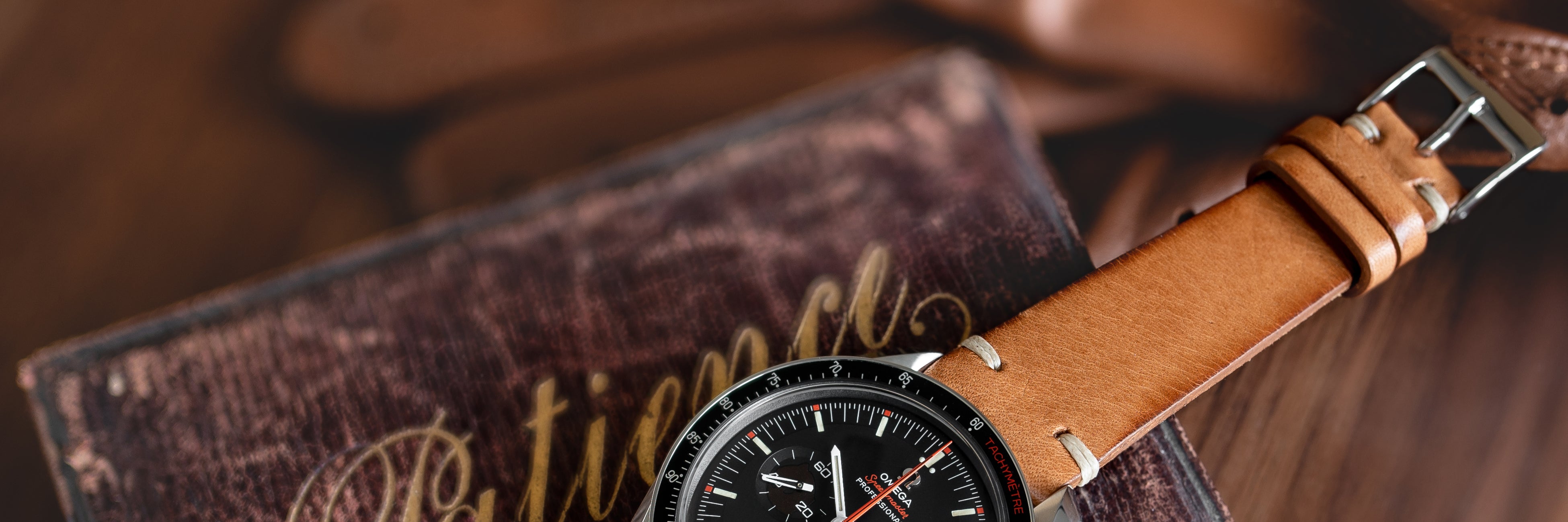 JPM Italian VINTAGE LEATHER Watch Straps | WatchObsession – Watch Obsession