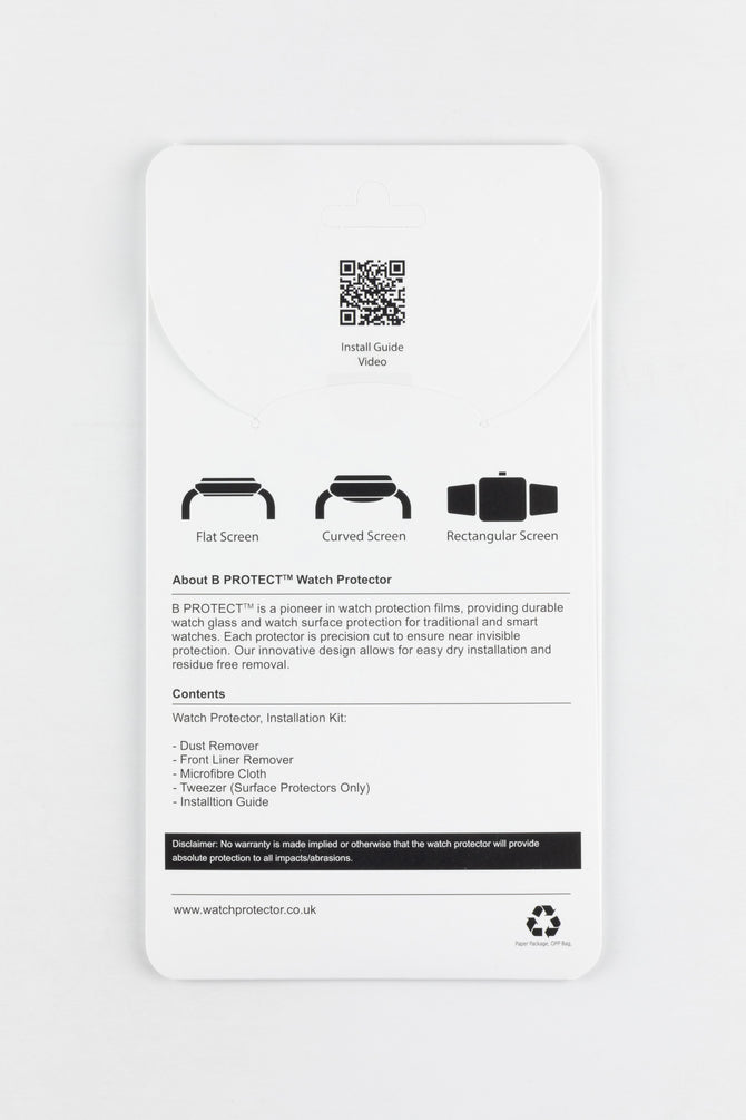 Watch Glass Protector Film | Accessories | Watch Obsession UK