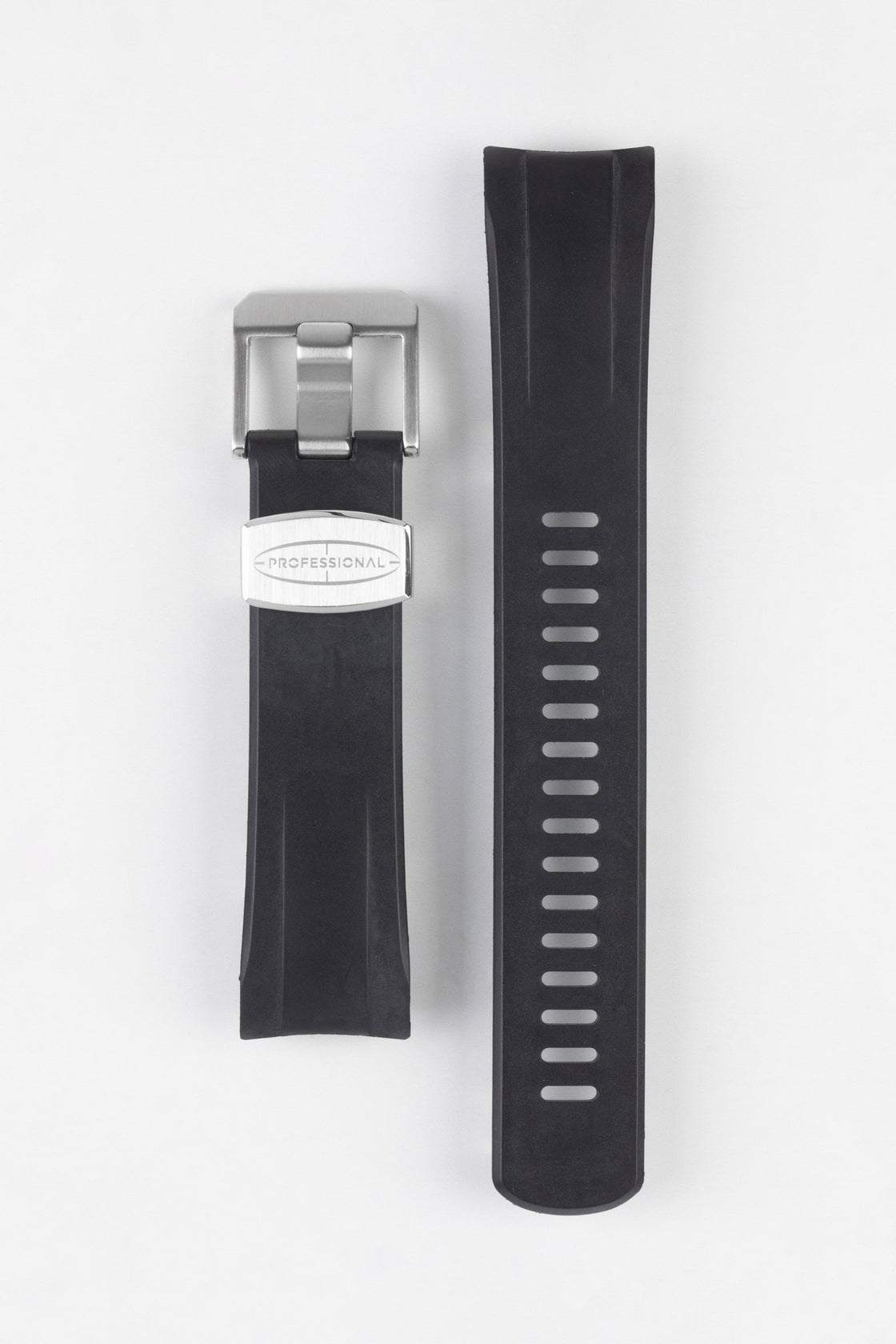 CRAFTER BLUE Rubber Watch Strap for Seiko "New" Samurai – Black – Watch ...
