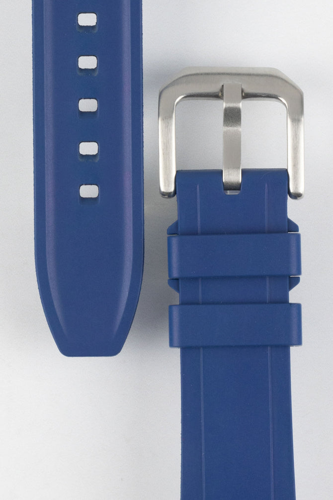 Royal Blue FKM Rubber Watch Strap and buckle by Crafter Blue – Watch ...