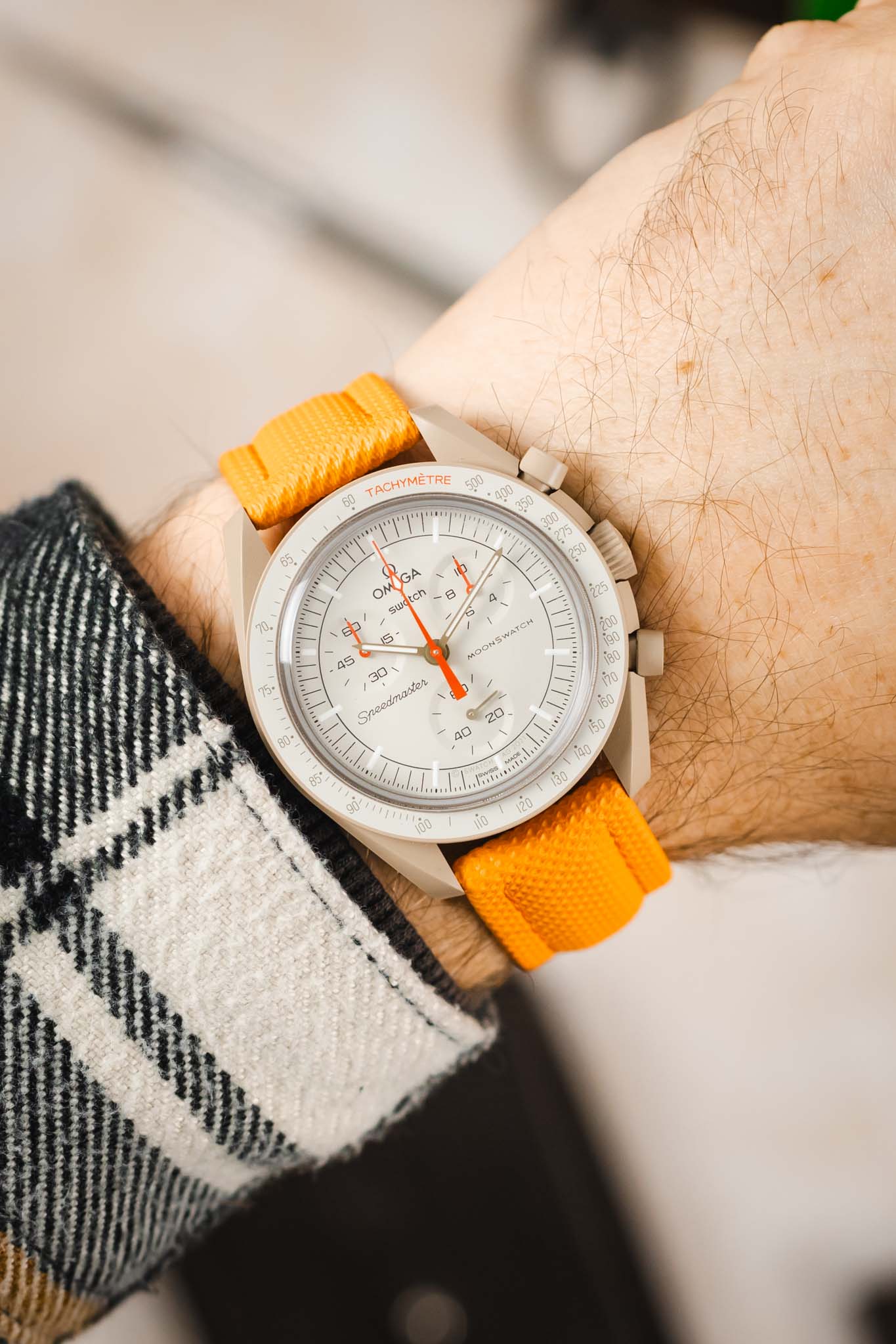 Orange Nylon Watch Strap Waterproof Watch Obsession