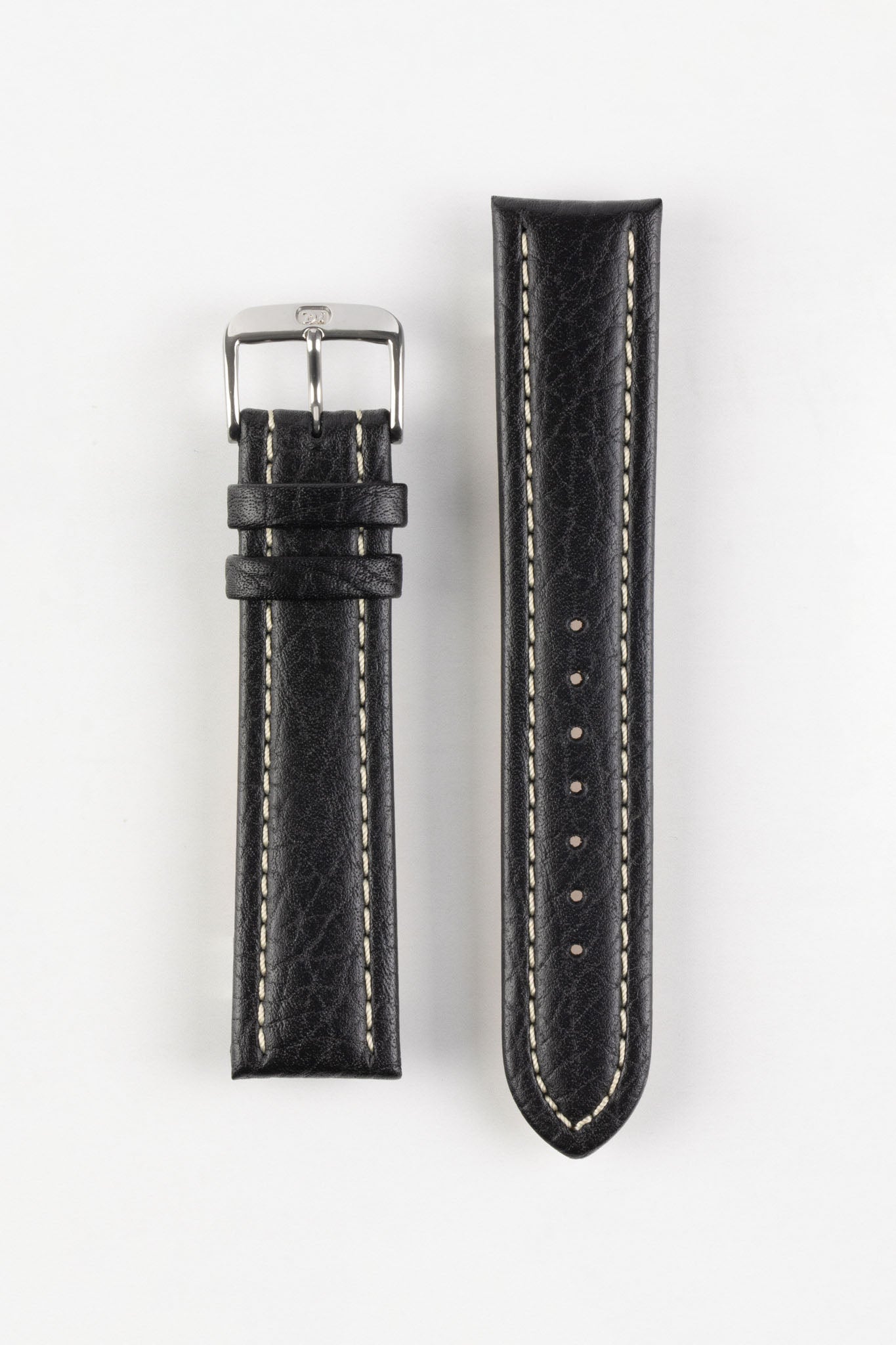 Di-Modell MONTANA Leather Sport Watch Strap in BLACK | WatchObsession ...