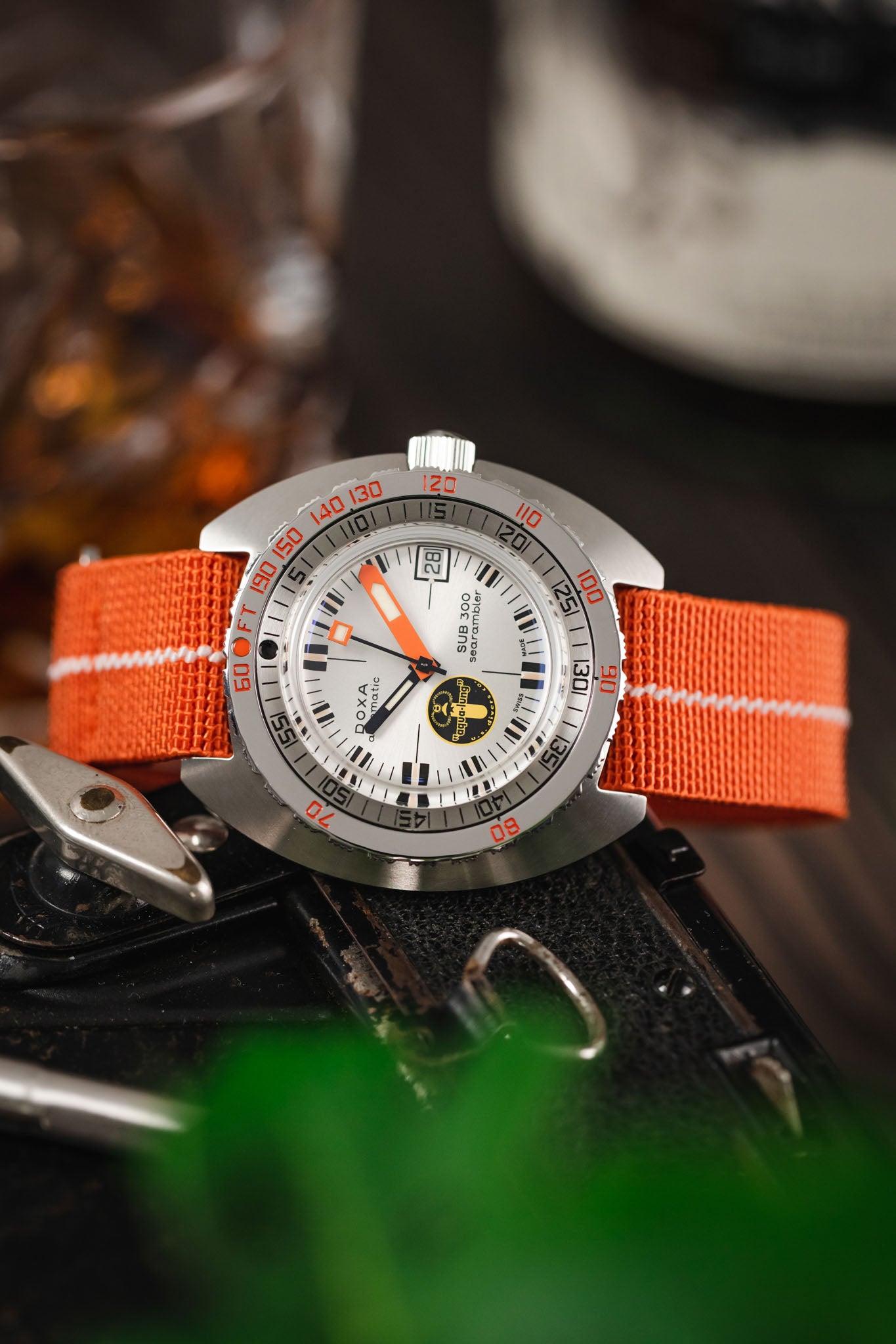 Erika's Originals ORANGE MN™ Strap with LUMED Centerline Stitch