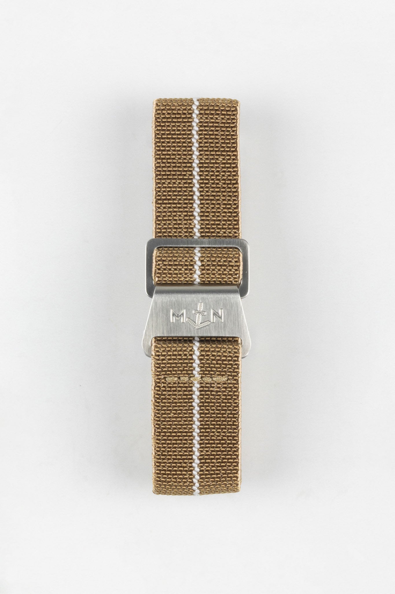 Khaki and Lumed Marine Nationale Watch Strap by Erika's Originals ...