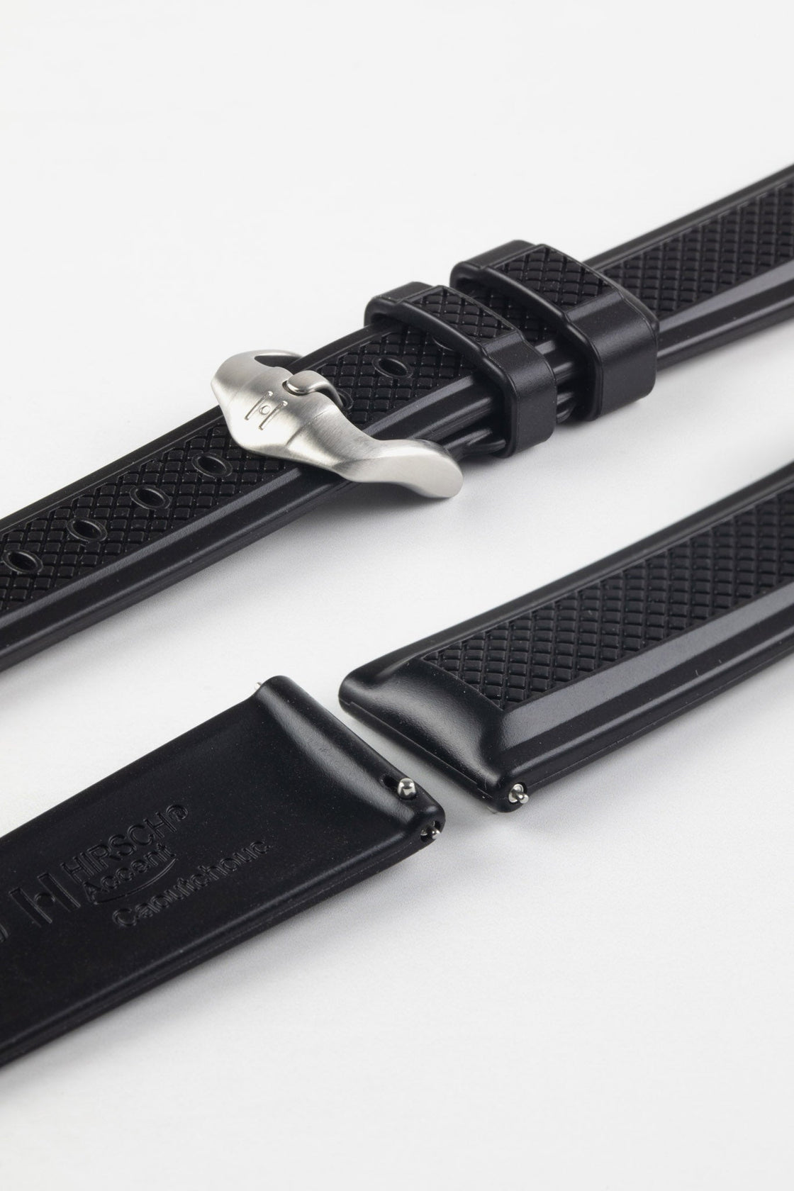 Hirsch Accent Strap | Natural Rubber | WatchObsession – Watch Obsession