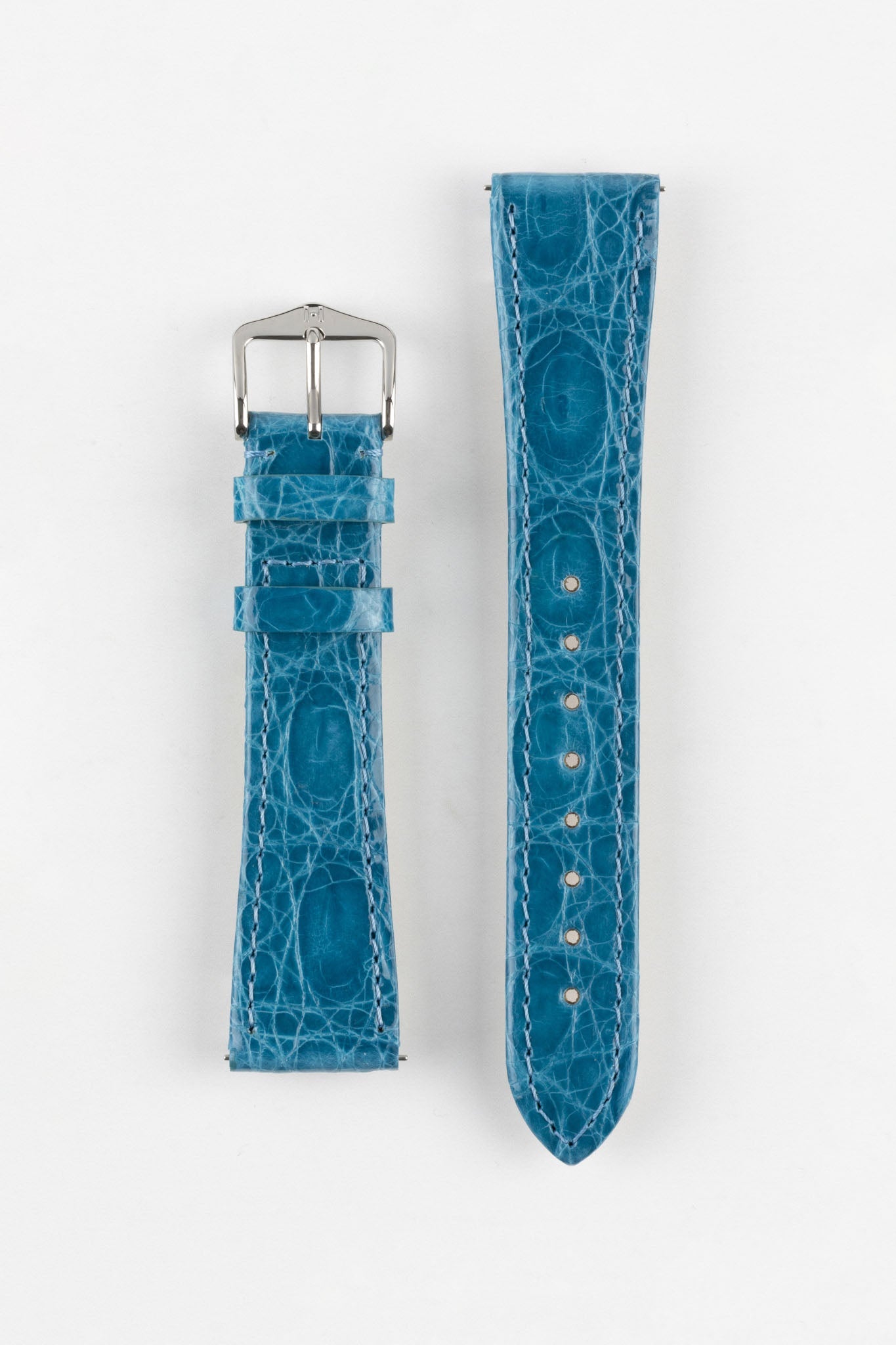 Turquoise Watch Strap | Genuine Crocodile | Hirsch Straps – Watch Obsession