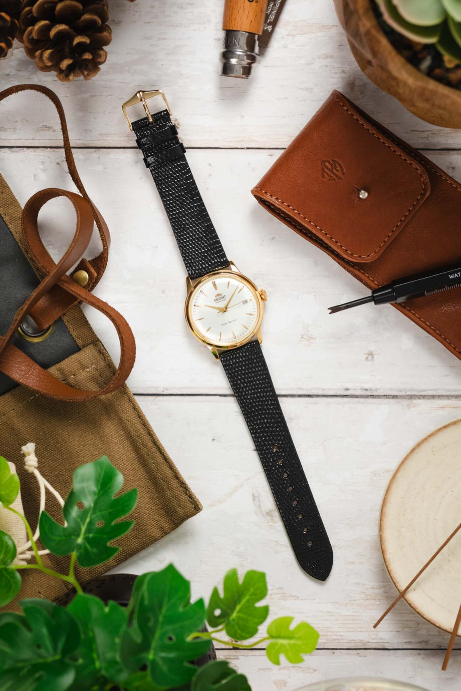 Black Lizard Watch Strap | Order Here | WatchObsession UK – Watch Obsession