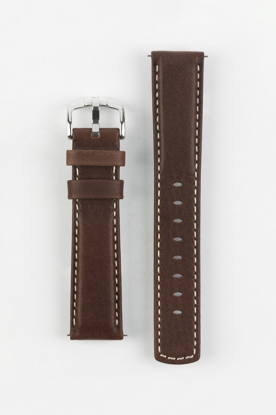 Hirsch Mariner Watch Strap in Brown | WatchObsession UK – Watch Obsession