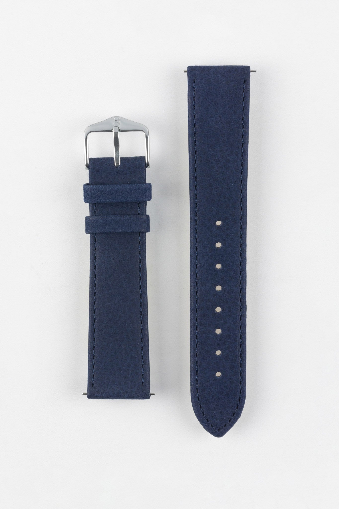 Hirsch Osiris Dark Blue Leather Watch Strap | WatchObsession UK – Watch ...