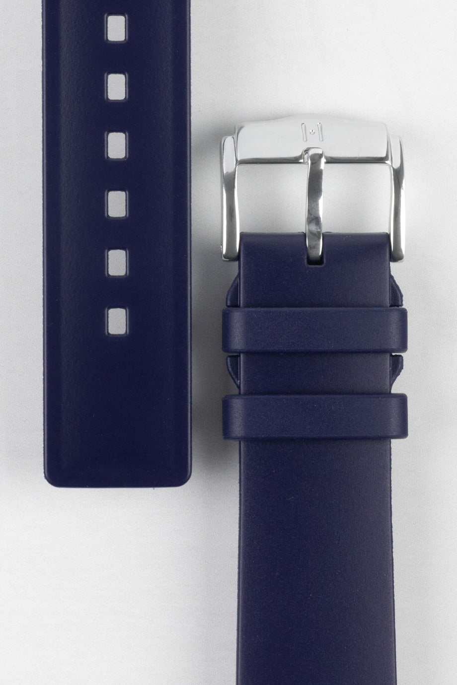 Blue Rubber Watch Strap | Hirsch Pure | WatchObsession UK – Watch Obsession