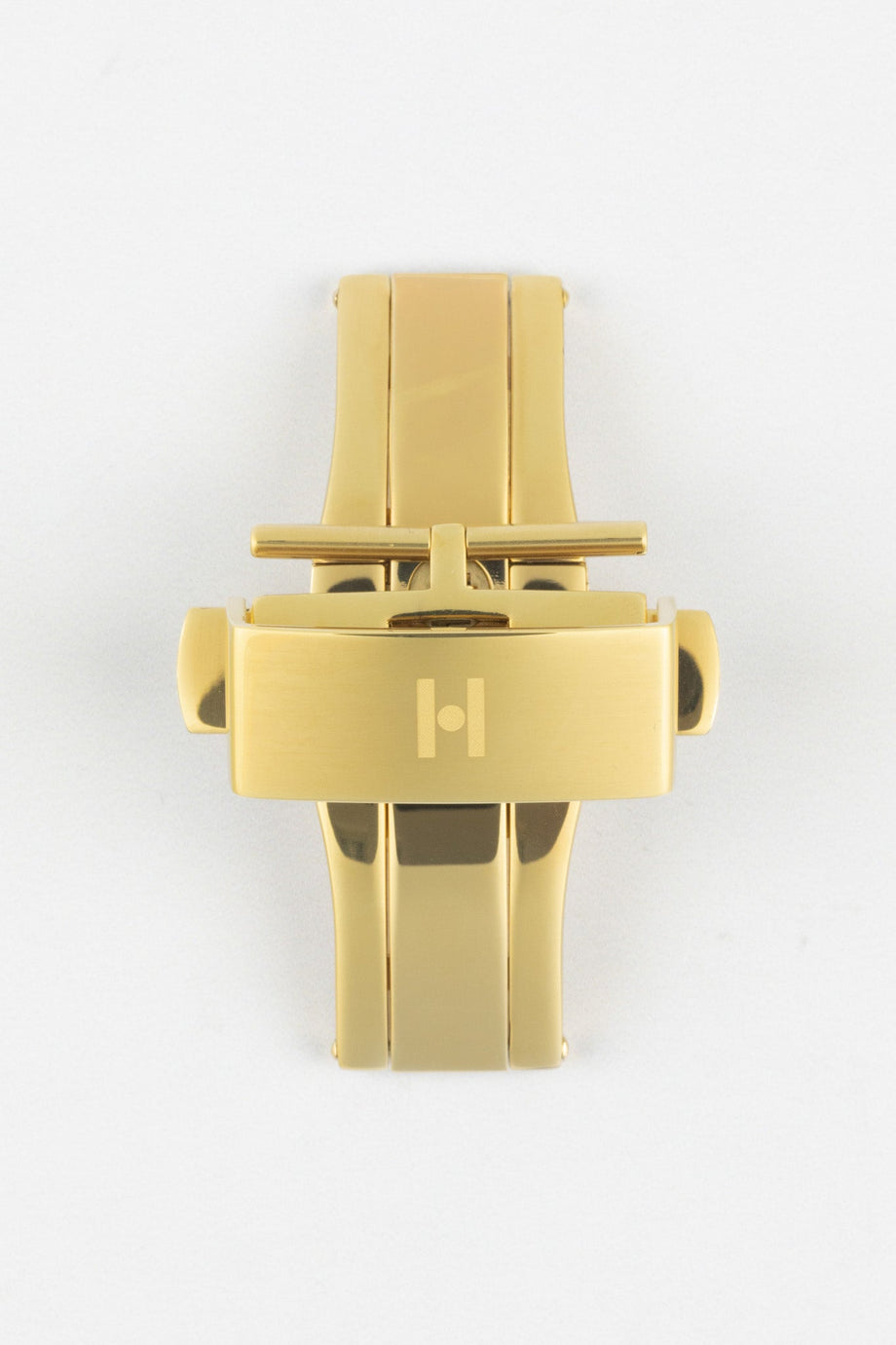 Gold Deployment Clasp | Stainless Steel | Hirsch Straps – Watch Obsession