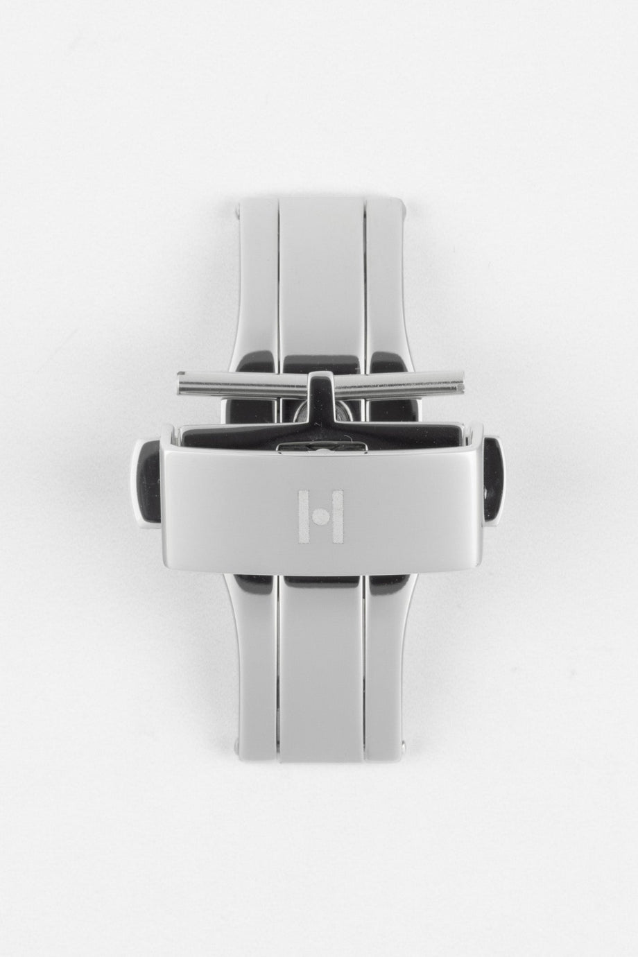 Hirsch Pusher Clasp in Silver | Order Online | Hirsch Straps – Watch ...