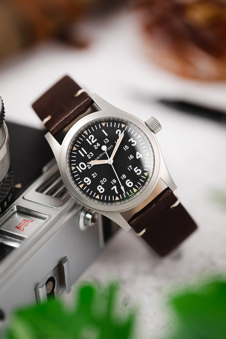 Hirsch Ranger Leather Watch Strap | Brown | WatchObsession UK – Watch ...