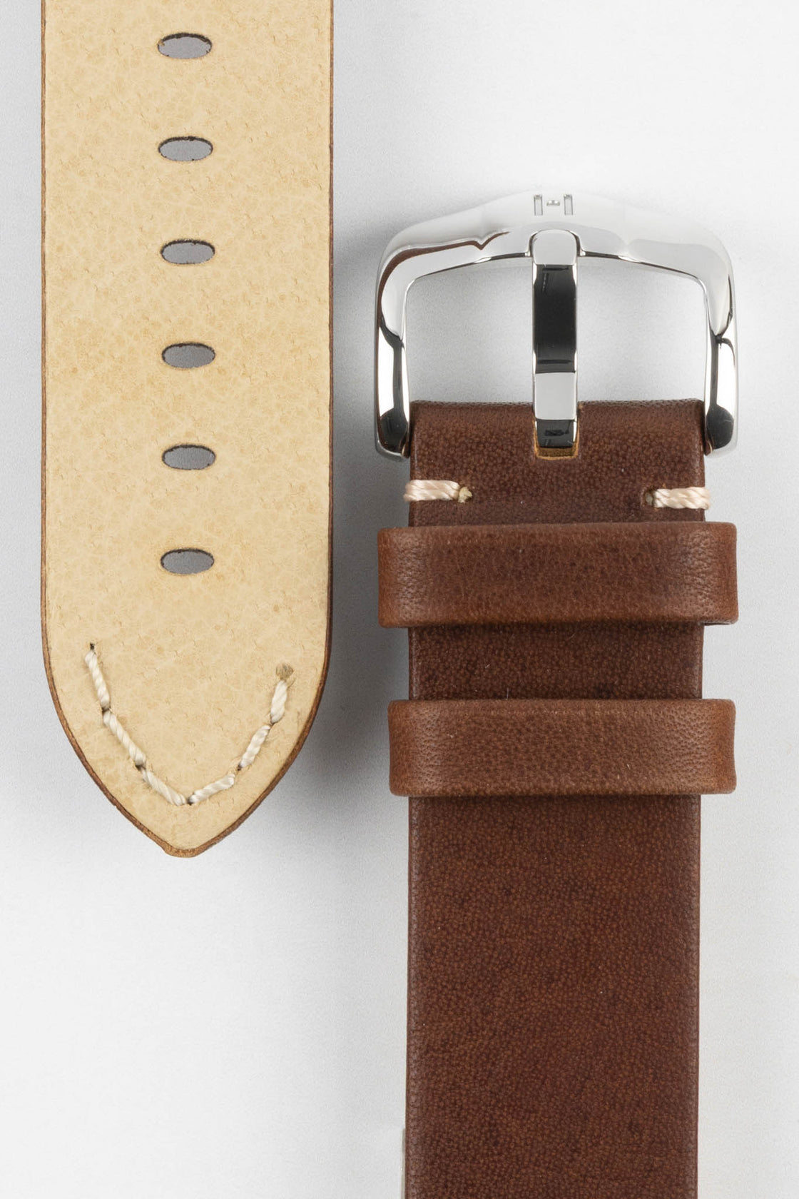 Hirsch Ranger Retro Watch Strap | Brown | WatchObsession UK – Watch ...