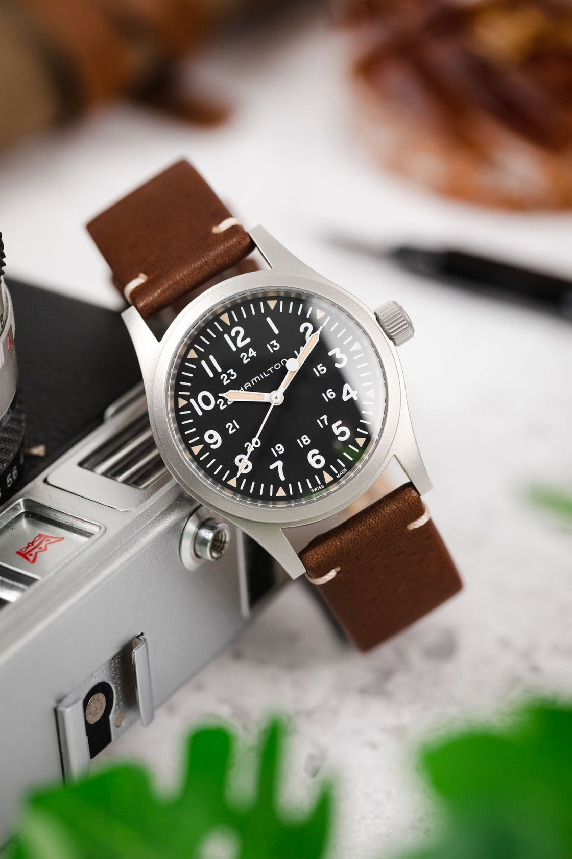 Hirsch Ranger Retro Watch Strap | Brown | WatchObsession UK – Watch ...