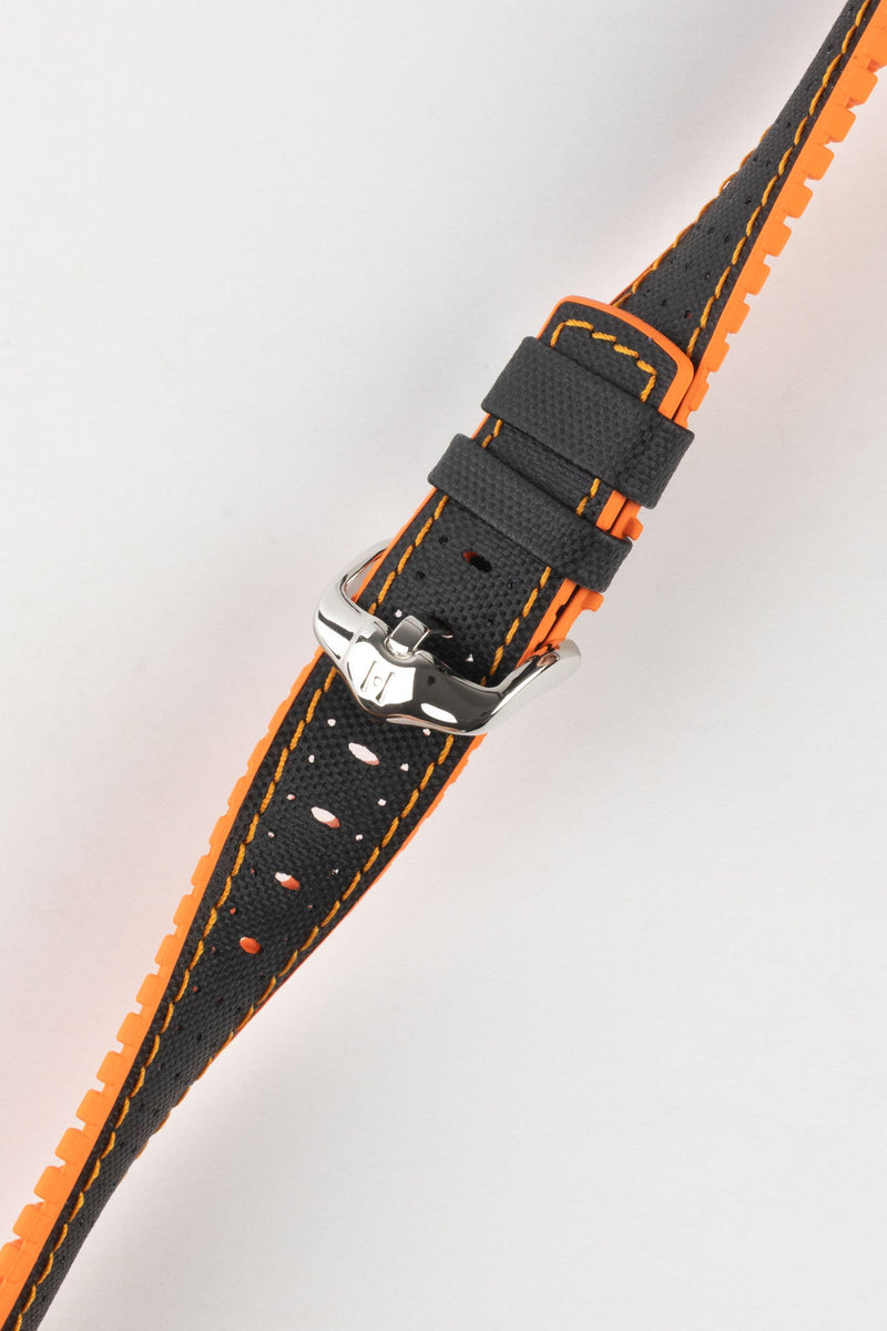 Hirsch Robby Performance Rubber Watch Strap | Black | WatchObsession ...