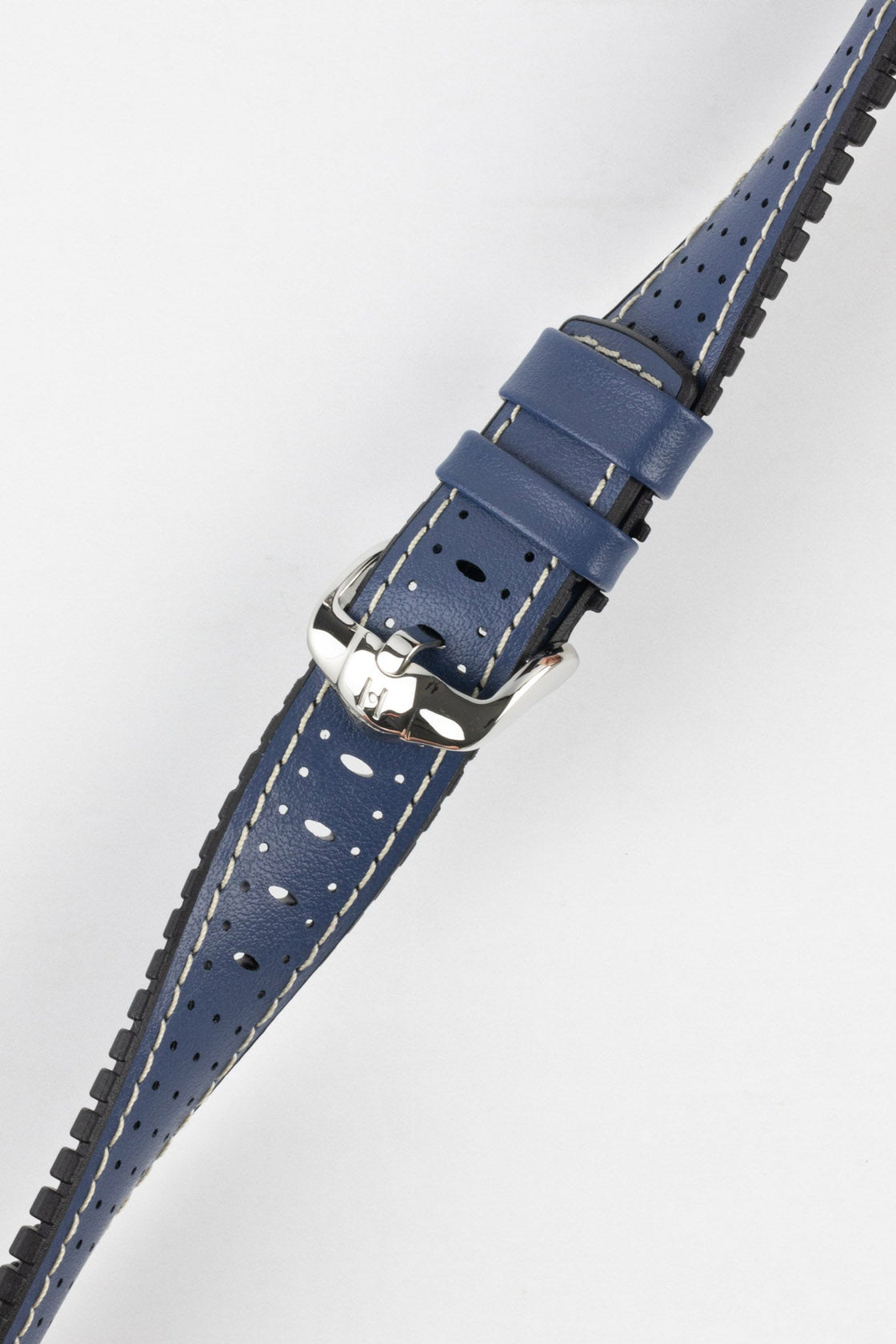 Hirsch Tiger Leather Performance Watch Strap | Blue – Watch Obsession