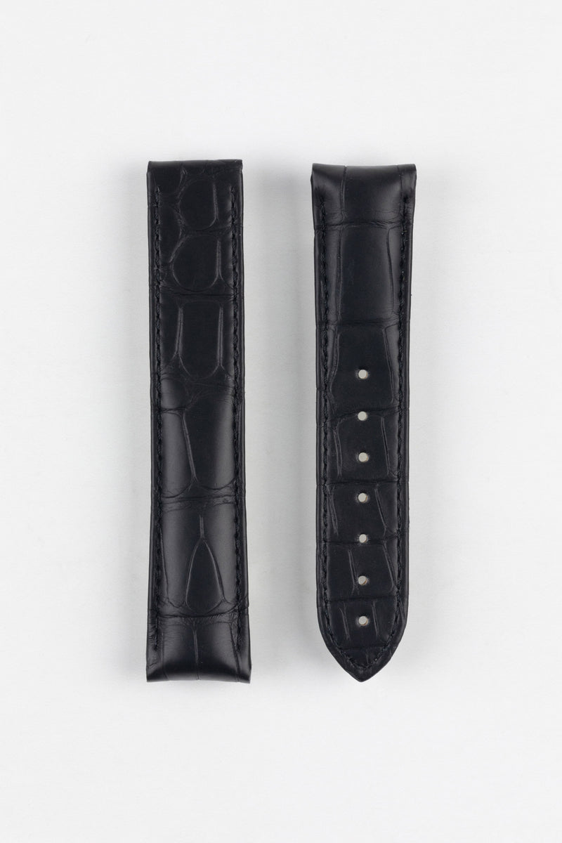 OMEGA 98000215 Speedmaster Alligator Deployment Watch Strap – BLACK ...
