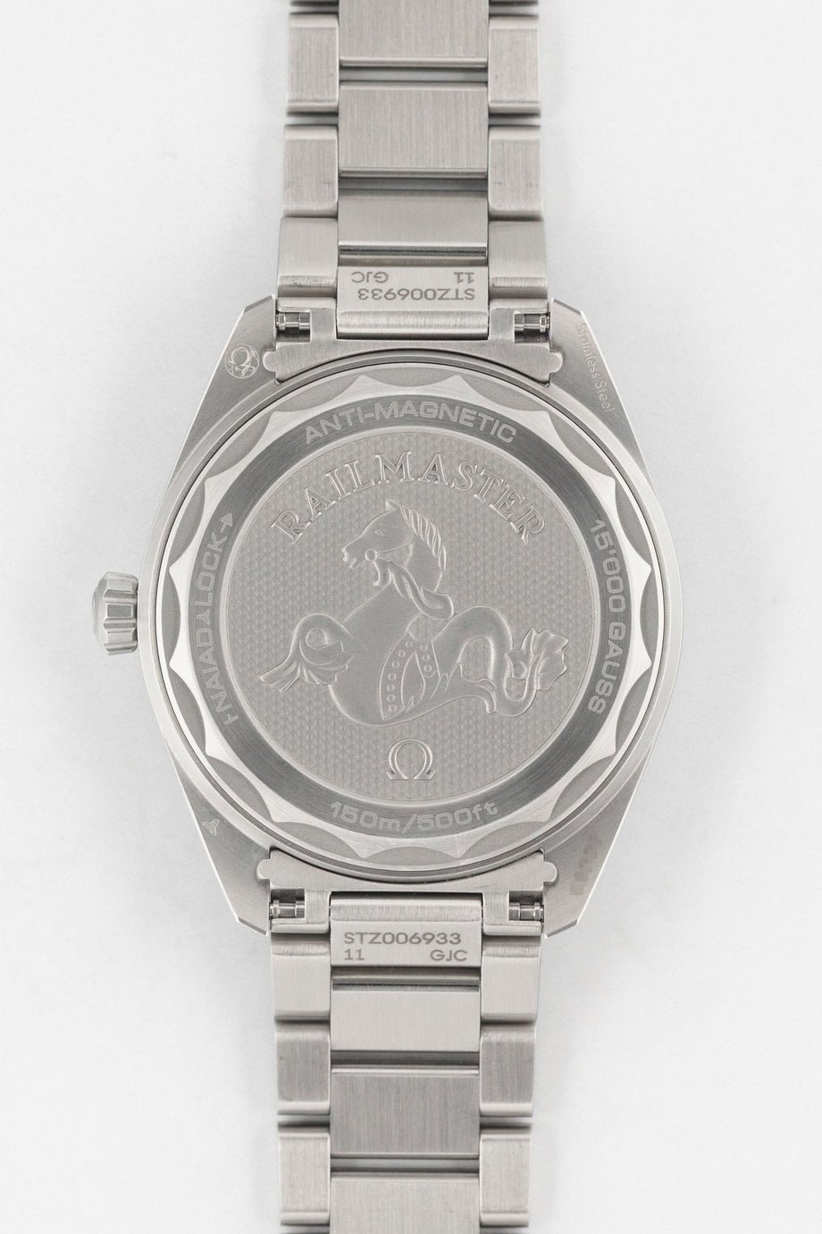 Used OMEGA Railmaster Blue Denim 40mm watch | 220.10.40.20.03.001 ...