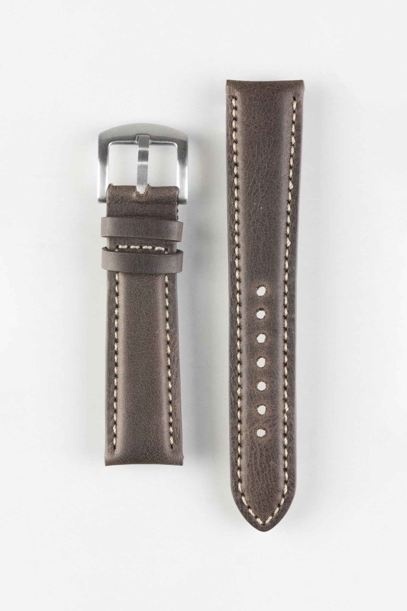 Dark Brown Leather Strap | Pebro Cadw | Watch Obsession UK