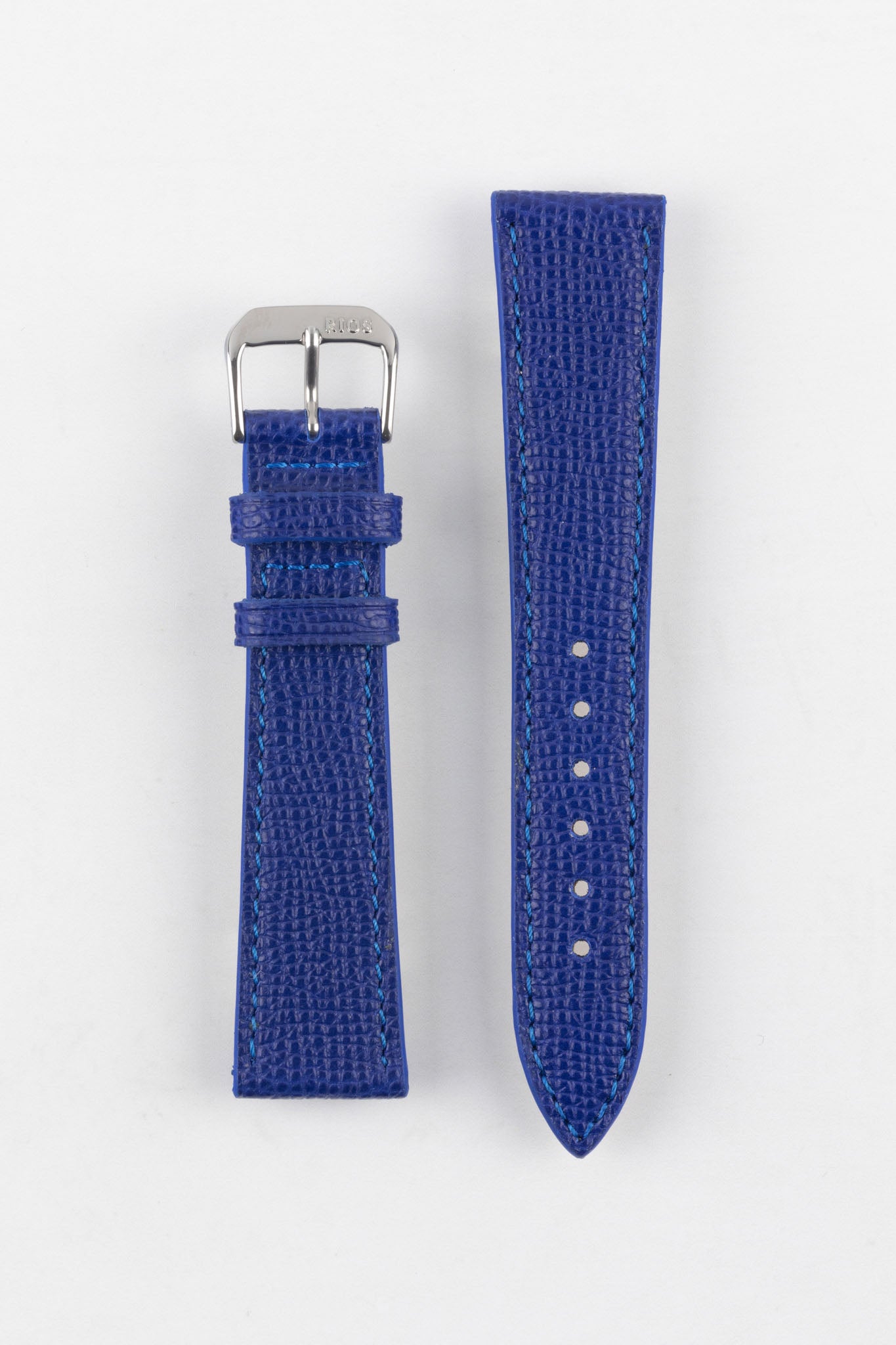 RIOS1931 FRENCH Leather Watch Strap in ROYAL BLUE – Watch Obsession