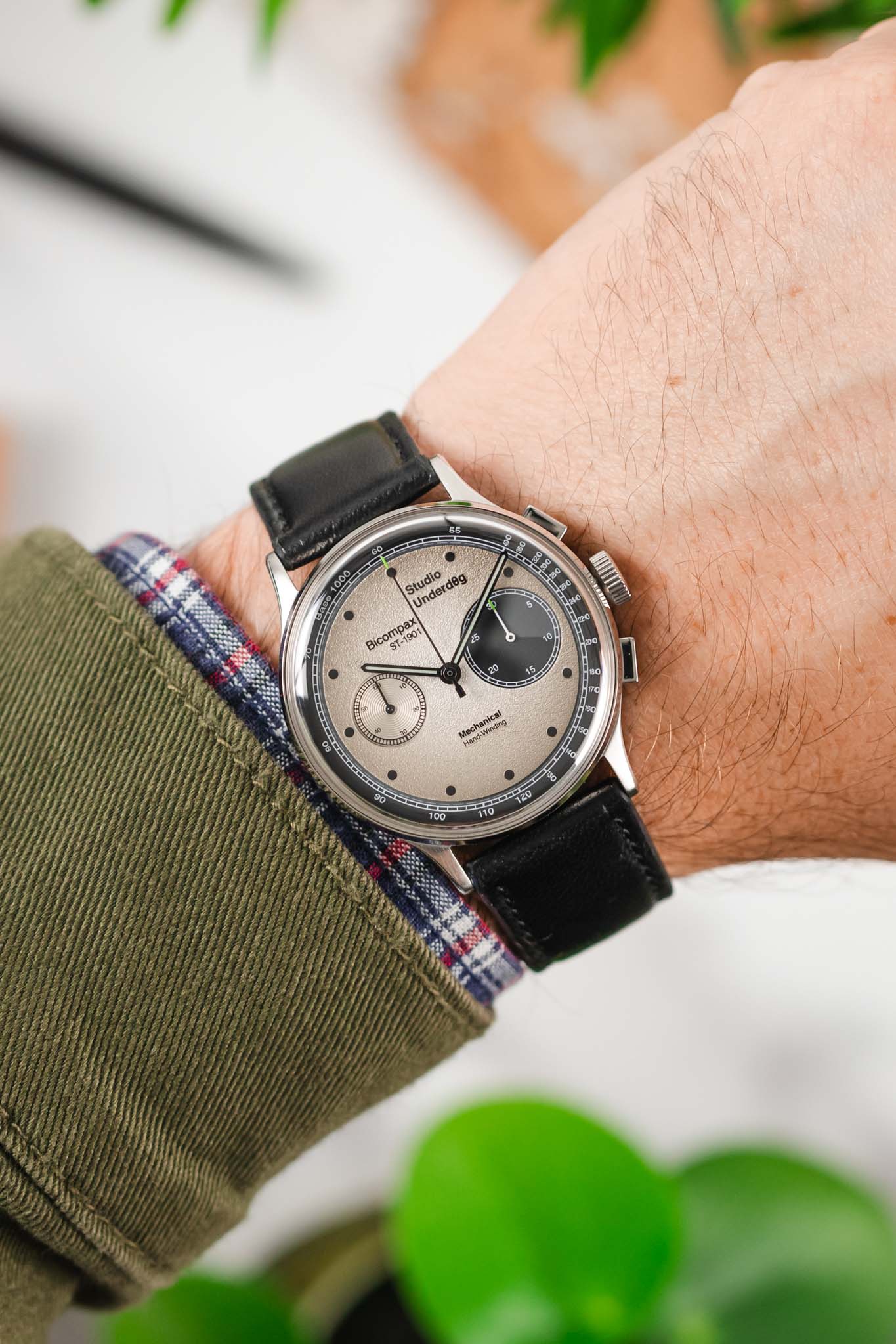 RIOS1931 MERINO Watch Strap in BLACK