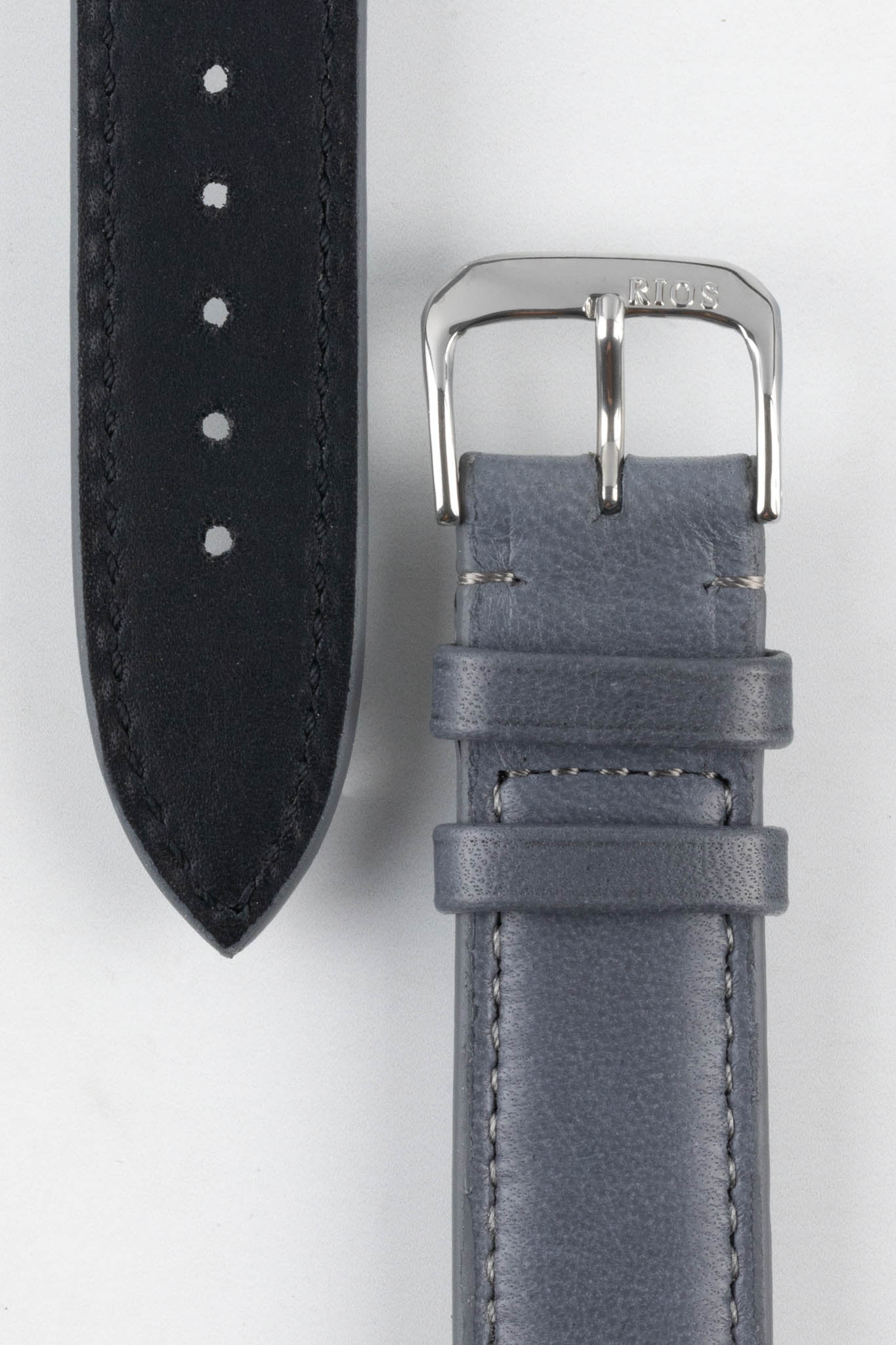 Soft Sheepskin Watch Strap in Stone Grey | RIOS1931 MERINO