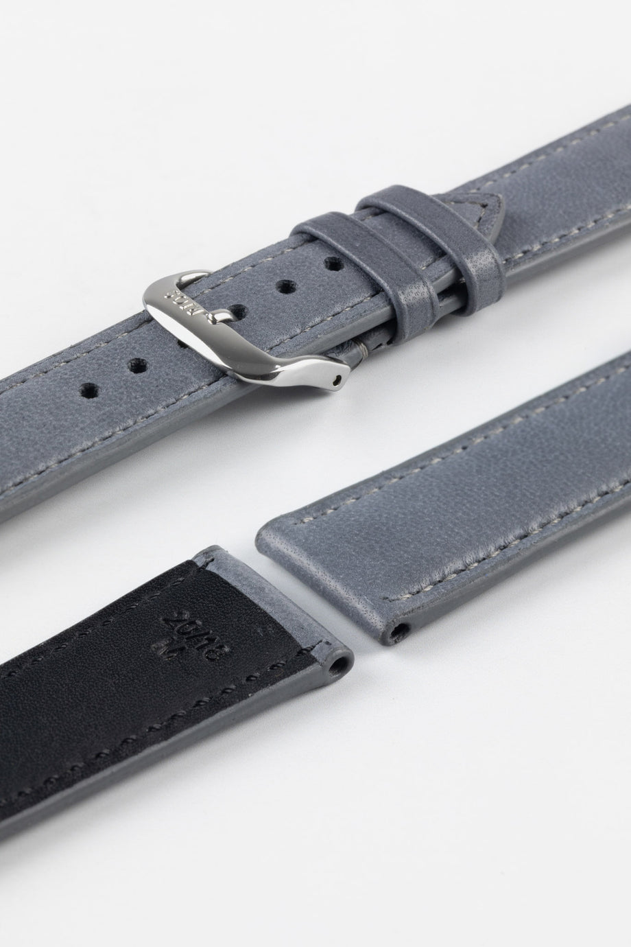 Soft Sheepskin Watch Strap in Stone Grey | RIOS1931 MERINO – Watch ...