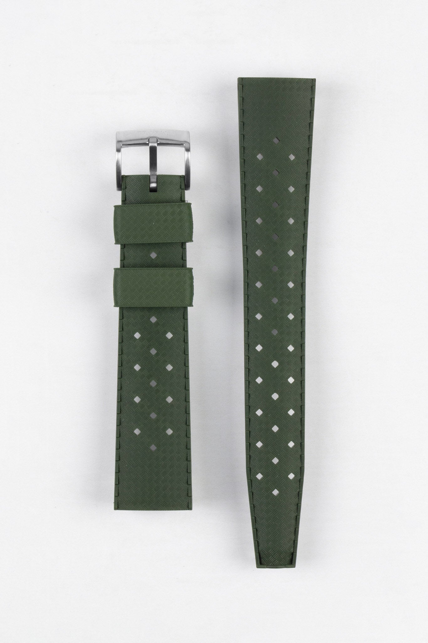 TROPIC Watch Strap | Texture Green Rubber Dive Strap – Watch Obsession