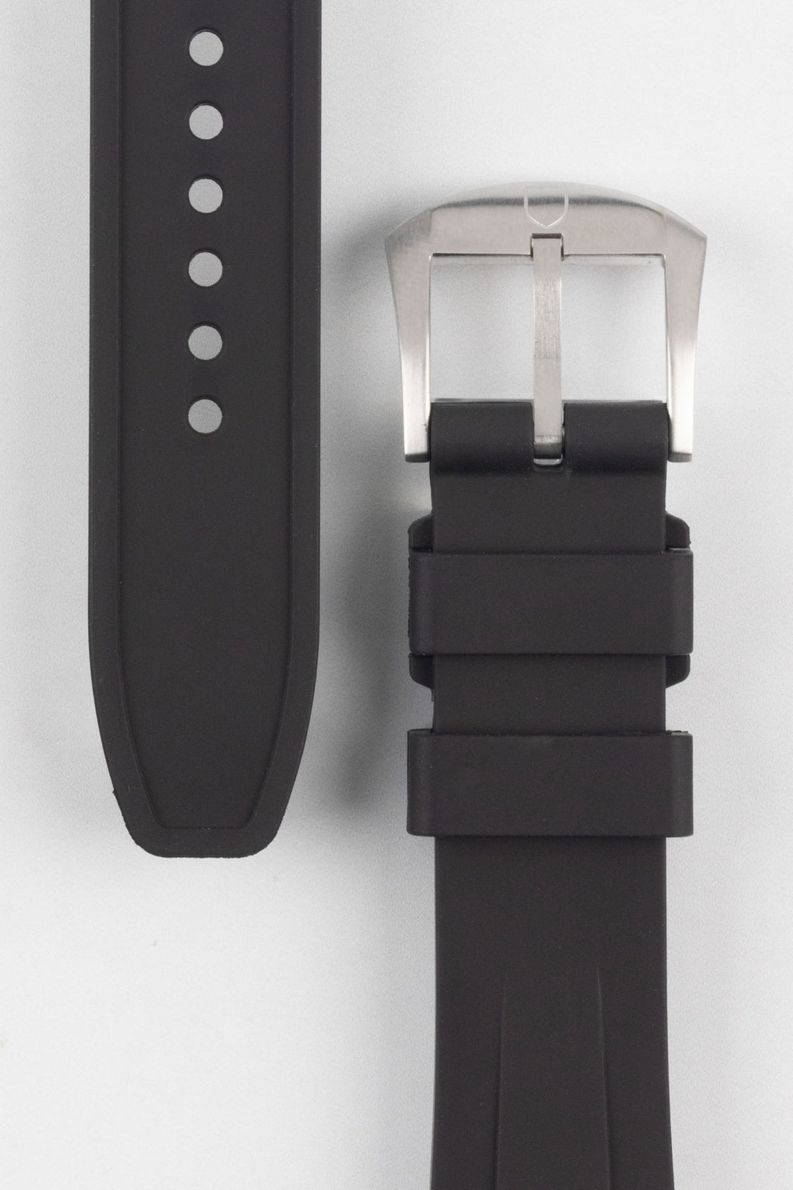 Curved End rubber Watch Strap | Vanguard for Tudor Black Bay ...