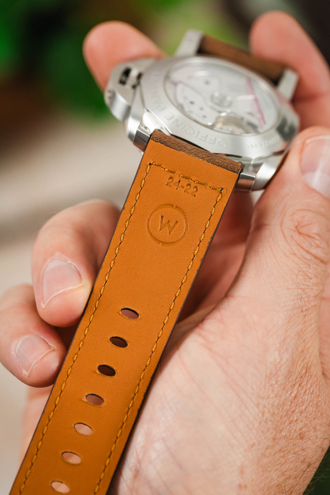 Padded Crazy Horse Watch Strap in BROWN – Watch Obsession