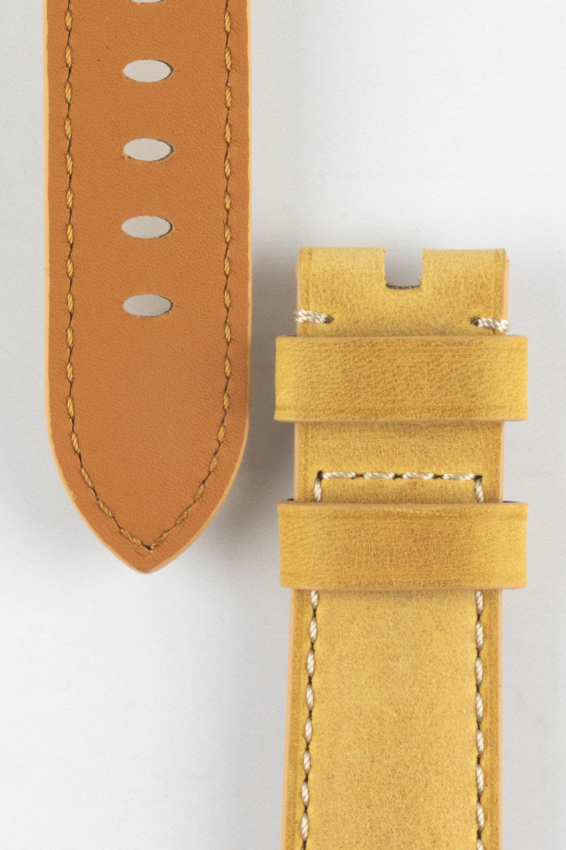 Padded Crazy Horse Watch Strap in TAN – Watch Obsession