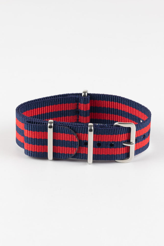 Blue & Red Nylon Strap | Watch Straps | WatchObsession UK – Watch Obsession