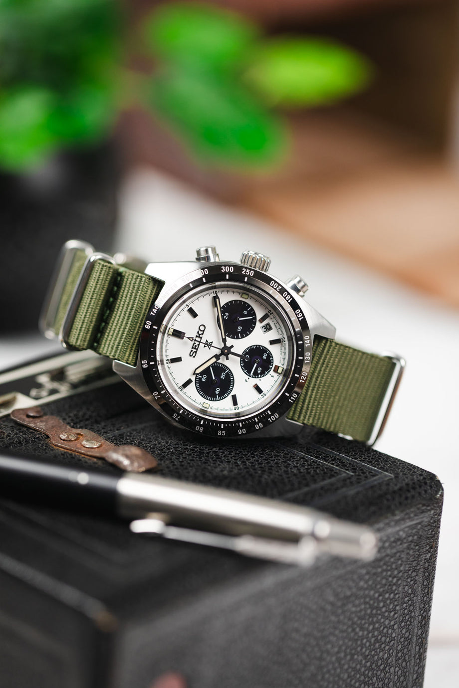 Olive Green Nylon Watch Strap | WatchObsession UK – Watch Obsession