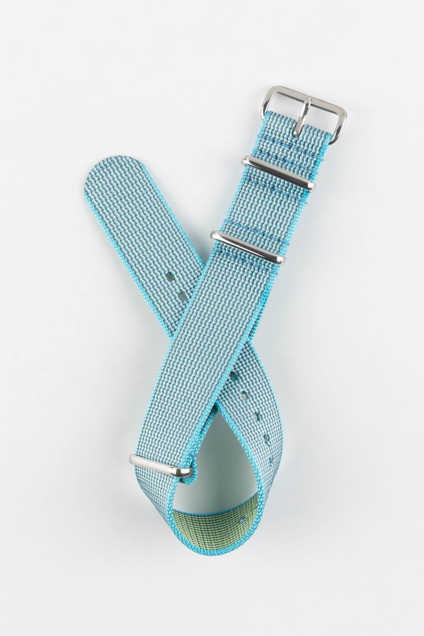 Nylon Sky Blue Watch Strap | Watch Obsession