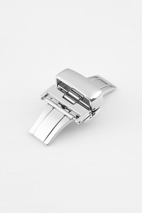 Push Button Deployment Watch Strap Clasp in Polished Silver – Watch ...