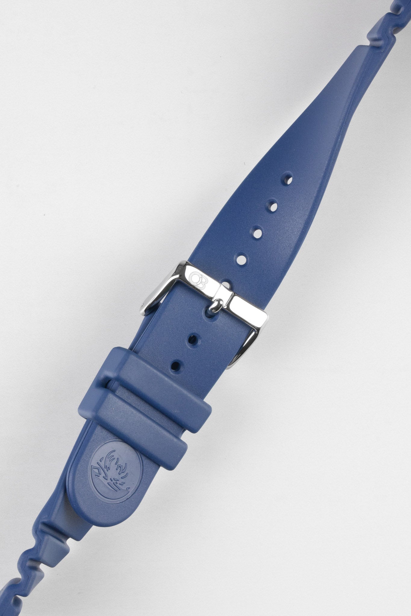 Bonetto Cinturini Rubber Strap | Blue | Watch Obsession UK