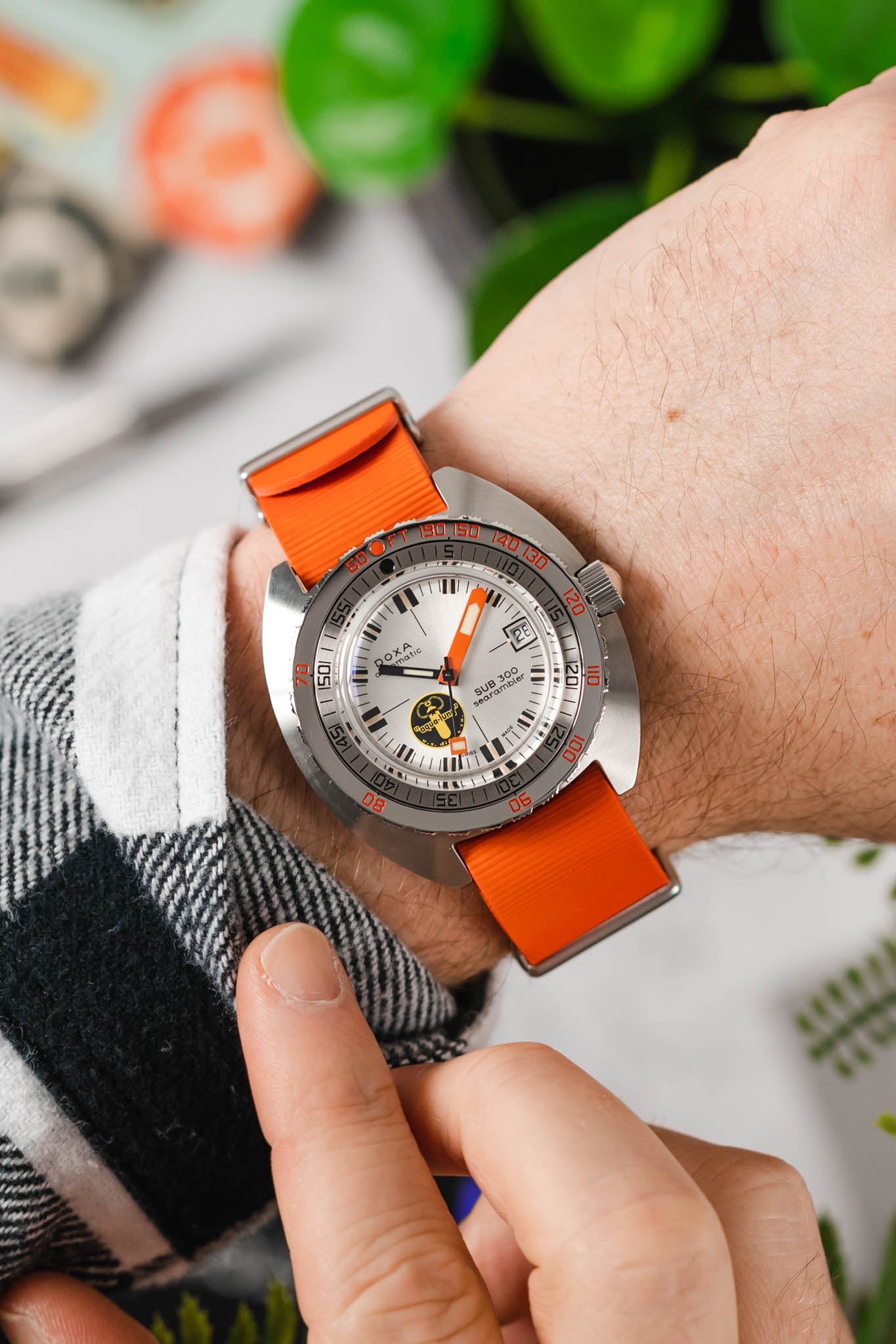 Bonetto Cinturini 328 | Orange One-Piece | Watch Obsession