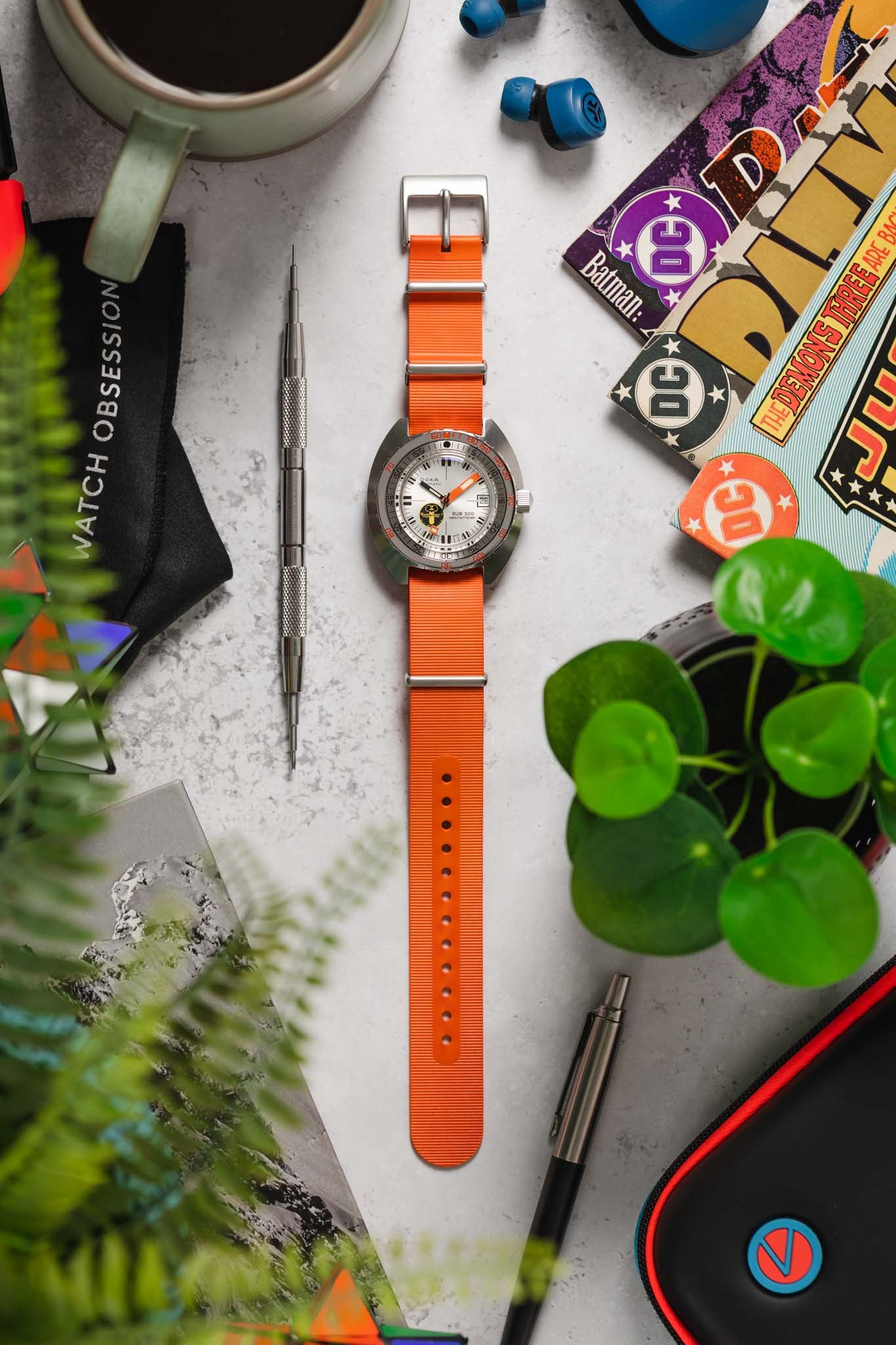Bonetto Cinturini 328 | Orange One-Piece | Watch Obsession