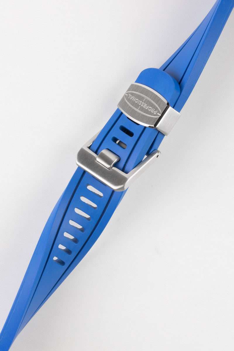 Light Blue Rubber Watch Strap for Seiko Sumo