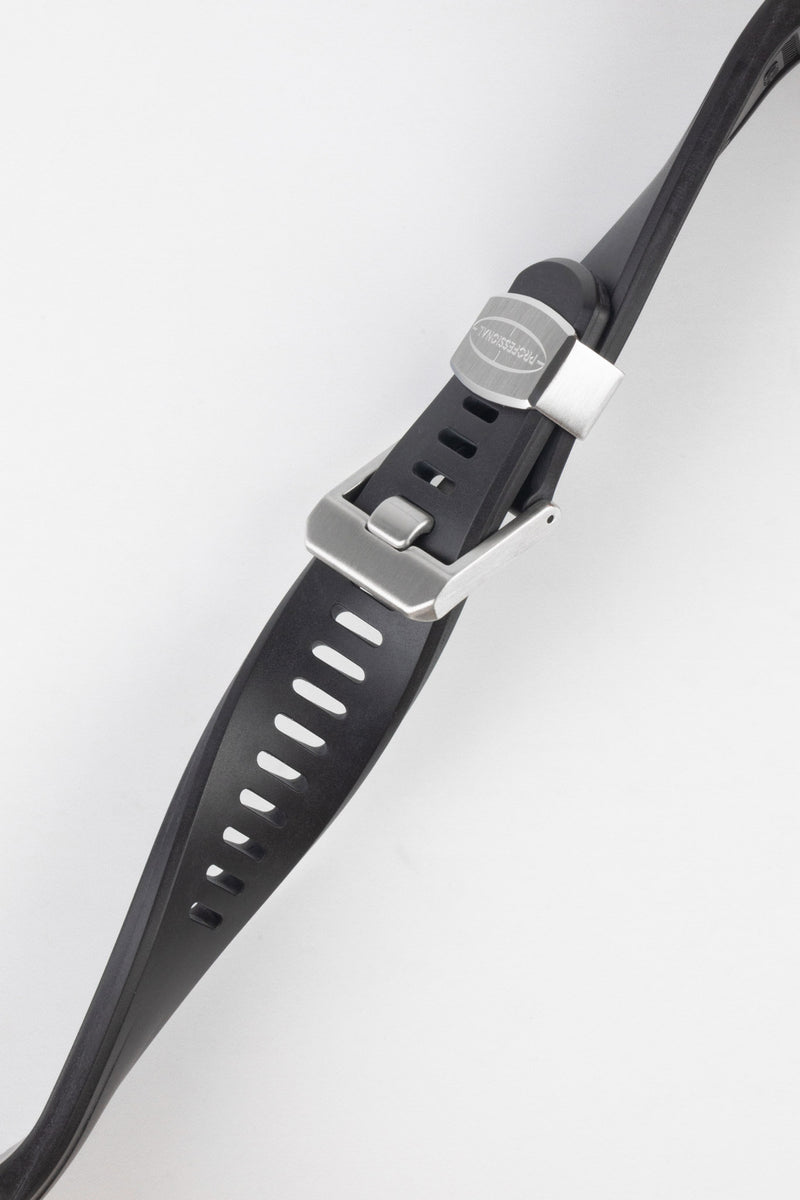 CRAFTER BLUE Rubber Watch Strap for Seiko "New" Samurai – Black – Watch ...