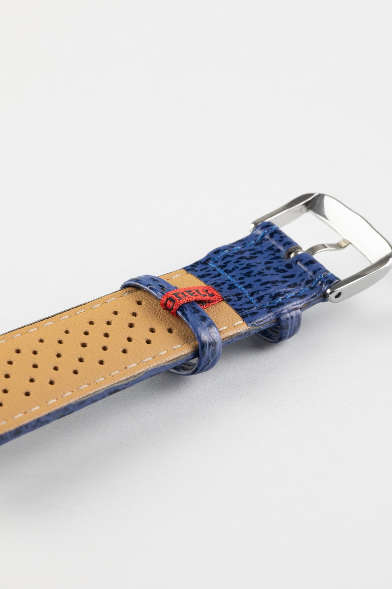 Genuine Shark Skin Watch Strap | Navy | Watch Obsession