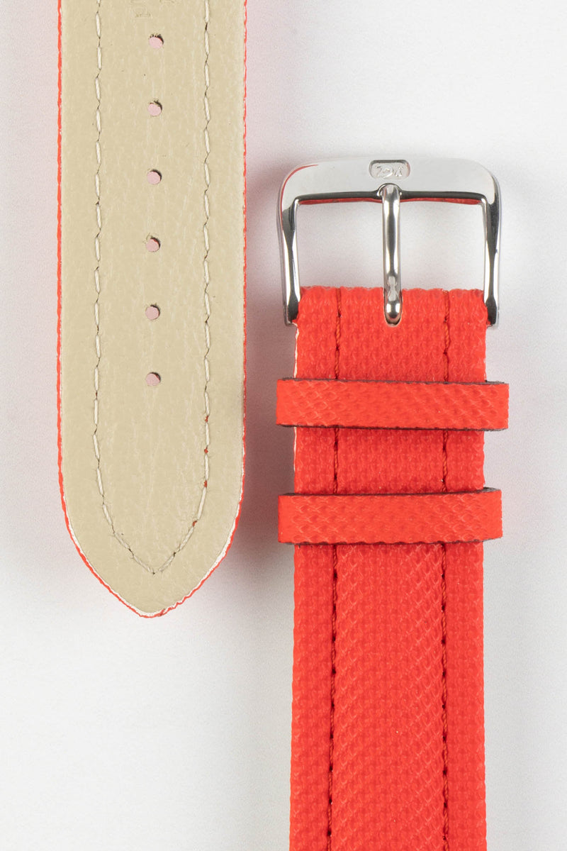 Di-Modell Traveller | Red Nylon Watch Strap | Watch Obsession