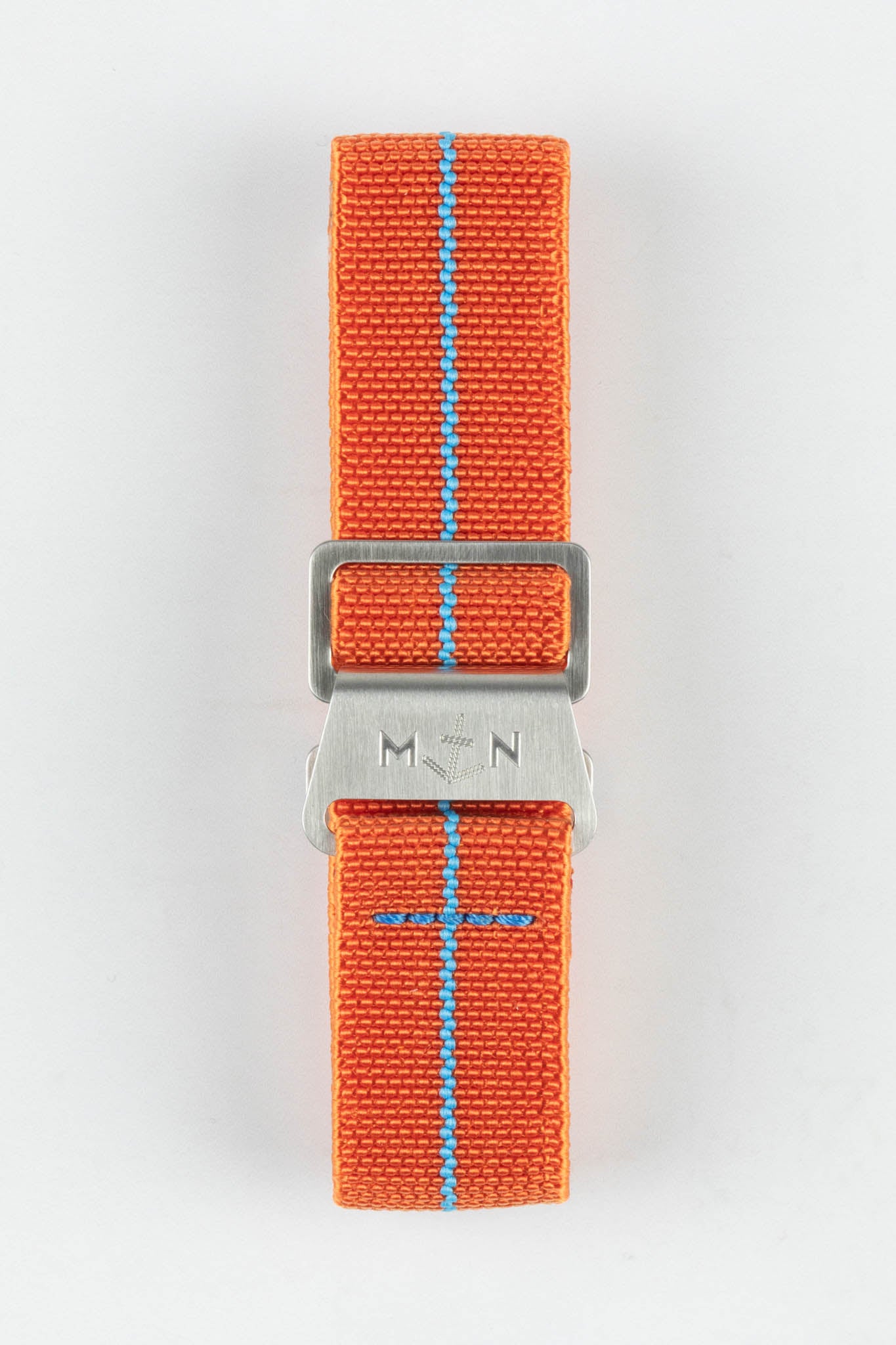 Erika's Originals ORANGE MN™ Strap with TURQUOISE Centerline Stitch