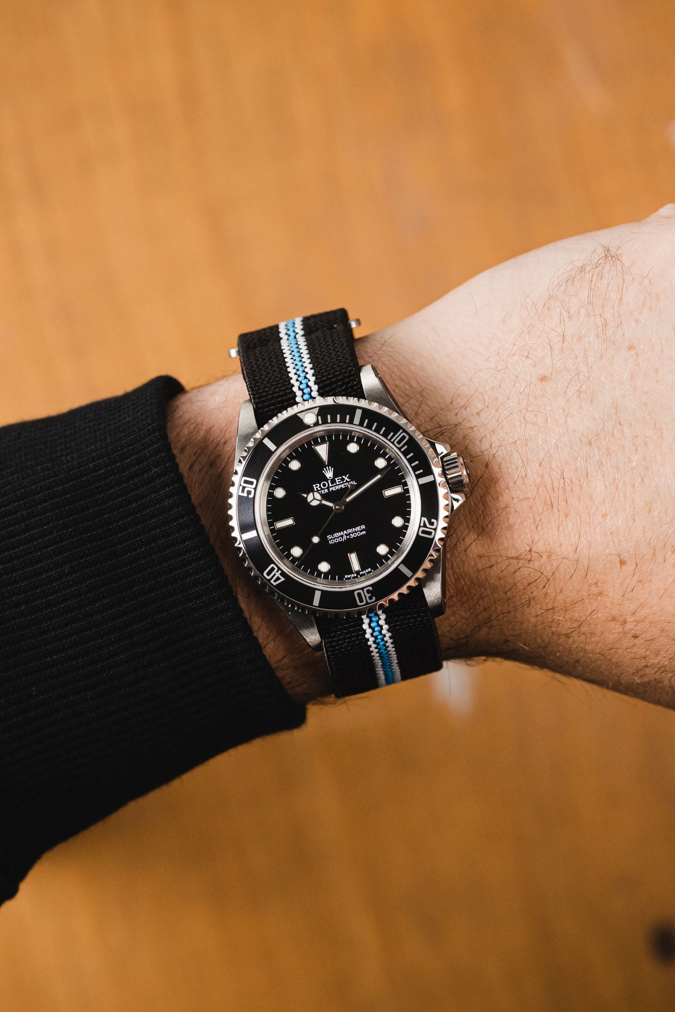 Erika's Originals CORSA MN™ Strap with TURQUOISE Centerline Stitch