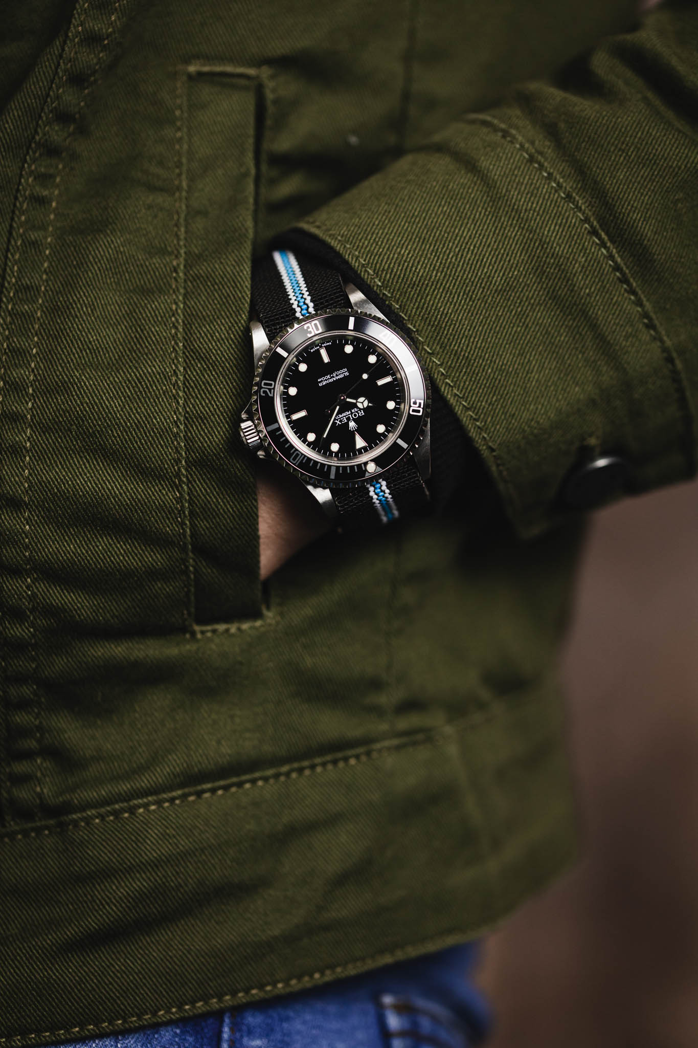 Erika's Originals CORSA MN™ Strap with TURQUOISE Centerline Stitch