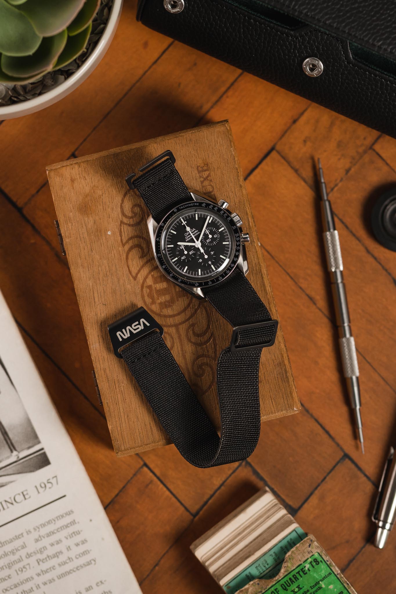 Erika's Originals NASA Strap | FULL BLACK | WatchObsession