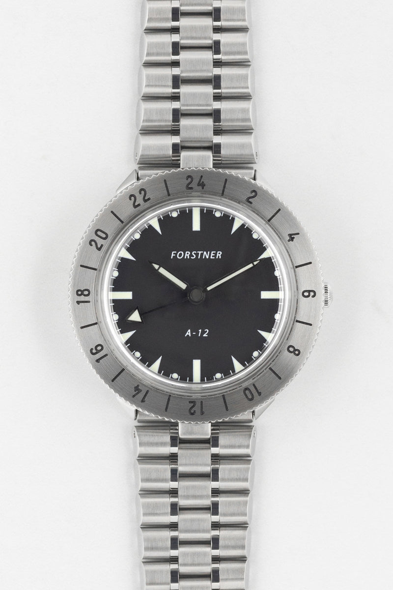 FORSTNER A-12 Stainless Steel Quartz Watch | 39mm | WatchObsession