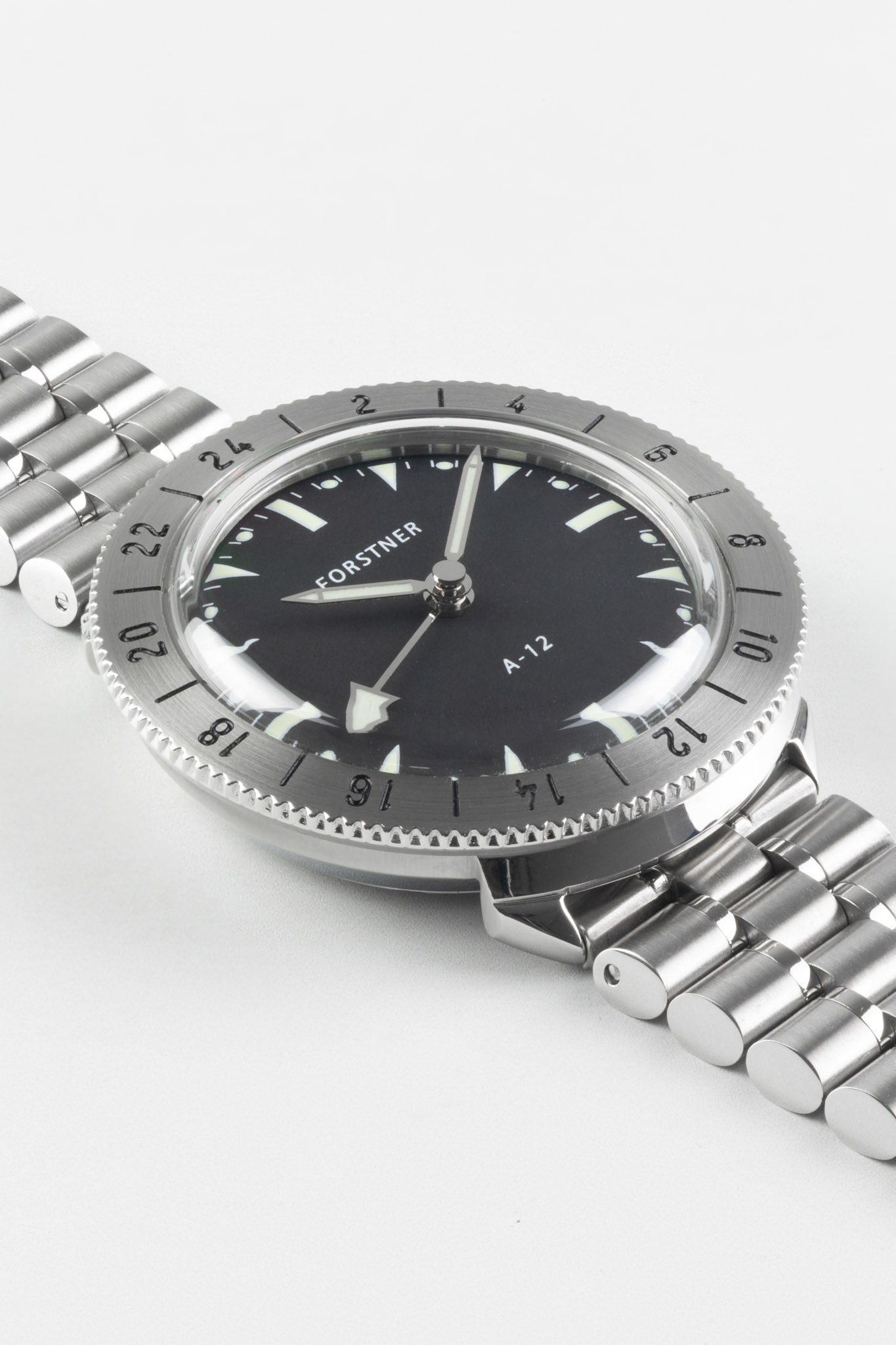 FORSTNER A-12 Stainless Steel Quartz Watch | 39mm | WatchObsession